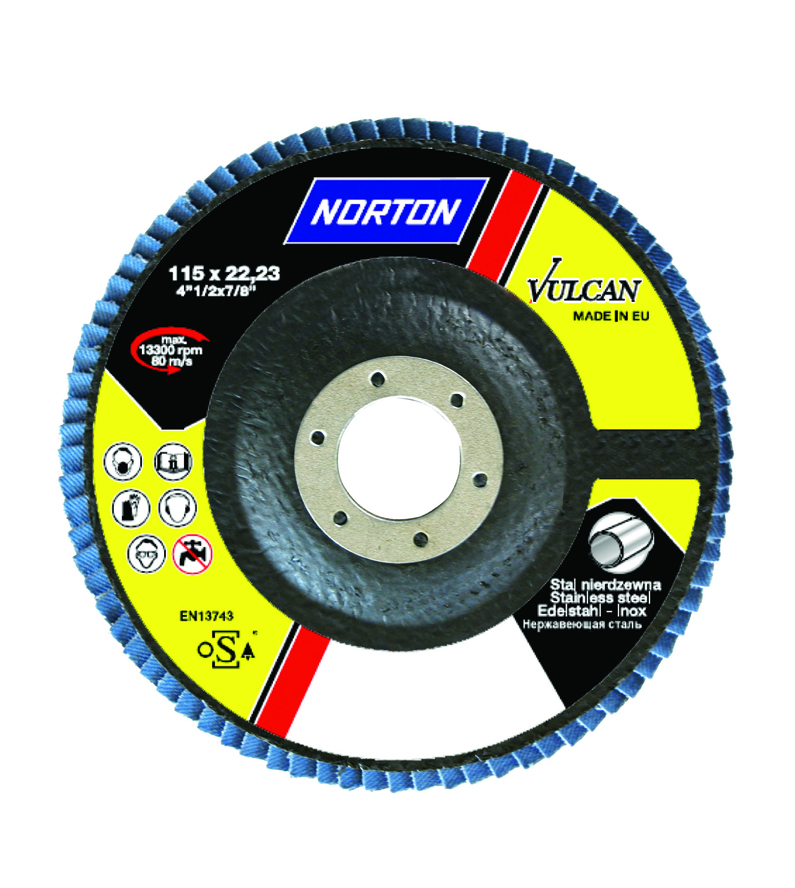 Norton Vulcan Flap Disc - Coventry Grinders | Abrasives