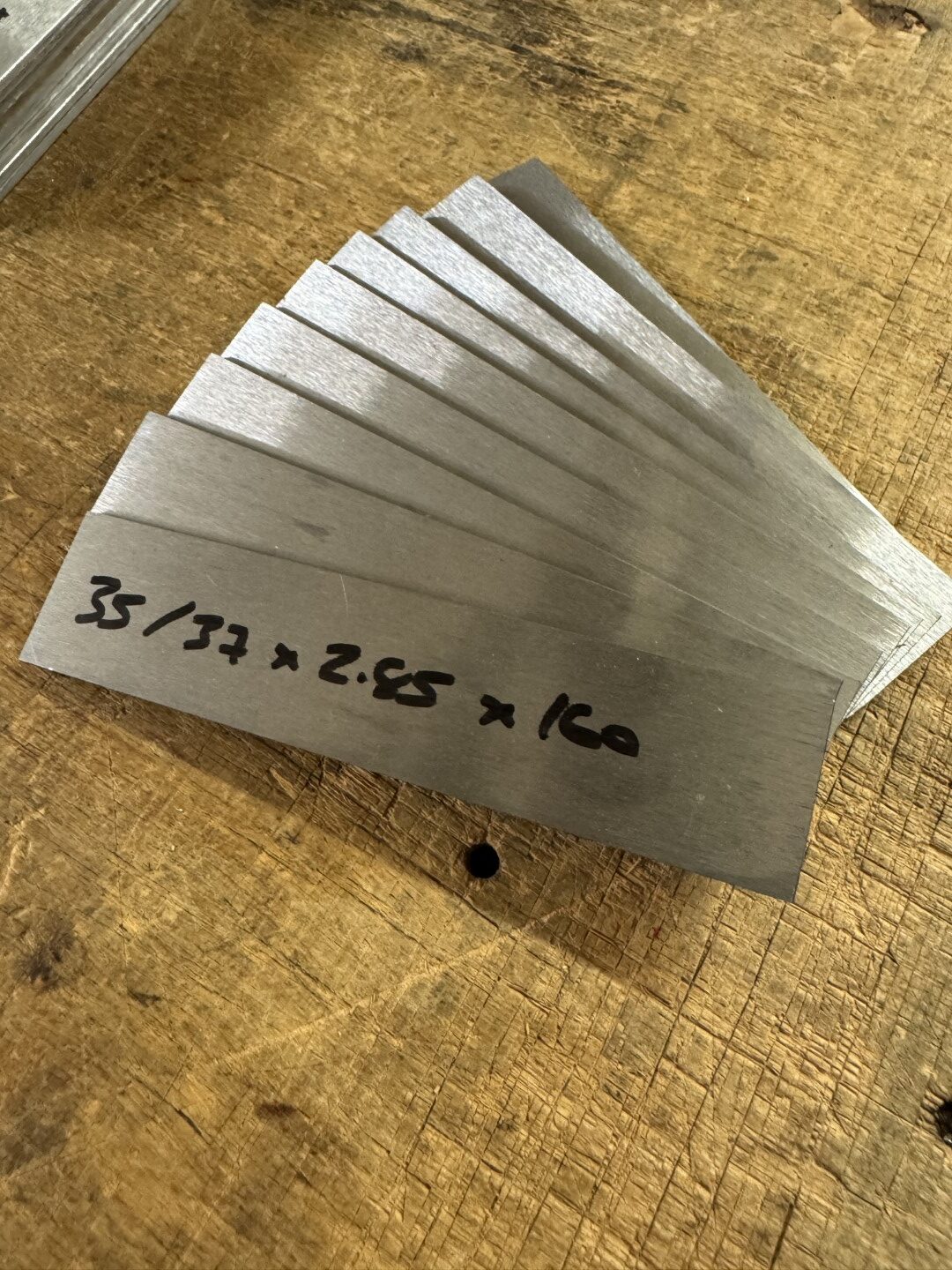 Gauge Plate Off Cut Job Lot (2) 2.85mm - Coventry Grinders | Gauge ...